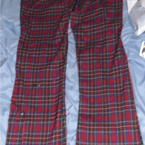 Serious Clothing | Other | Serious Clothing Red Plaid Pants Vintage ...